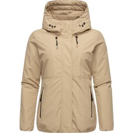 Winterjacke Ragwear "Winterjacke Sunniva", Damen, Gr. XL, grau (taupe), Obermaterial: 100% Polyester PES. Obermaterial: Futter: 100% Polyester PES. 100% Polyester PES., Jacken Winterjacke