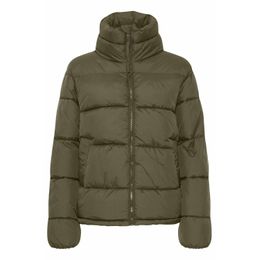 Steppjacke oxmo "Steppjacke OXBodila", Damen, Gr. 38, gr&uuml;n (olive night), Obermaterial: 100% Nylon NY., regular fit h&uuml;ftlang, Jacken Steppjacke