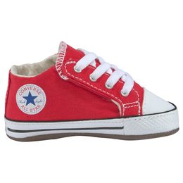 Sneaker Converse "Kinder Chuck Taylor All Star Cribster Canvas Color-Mid", M&auml;dchen, Gr. 20, rot, Textil, Schuhe Sneaker, f&uuml;r Babys mit Klettverschluss