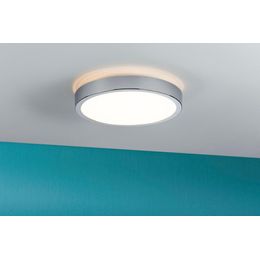 Paulmann LED Deckenleuchte "Aviar", grau (chromfarben), 1, &Oslash; 30cm H: 6,2cm, 1 Stk., Leuchten, LED Deckenleuchte