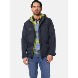 Funktionsjacke Babista "Softshelljacke ANVIRO", Herren, Gr. 60, blau (dunkelblau), Obermaterial: 100% Polyester COOLMAX PES(Coolmax)., Jacken Funktionsjacke