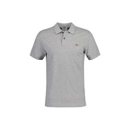 Poloshirt Gant "Poloshirt Slim Shield Pique Polo 1er Pack", Herren, Gr. M, grau, Obermaterial: 100% Baumwolle CO., Shirts Poloshirt
