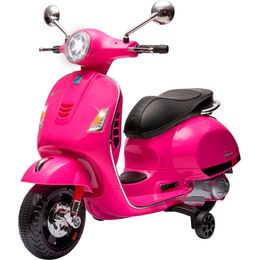 Elektro-Kinderroller Jamara "Ride-on Vespa GTS 125, Li-Power 12.6", pink, Elektro-Kinderfahrzeuge, KinderB:50,5cm H:75,5cm T:102cm, Elektro-Kinderroller, mit Licht- und Soundeffekten, B:50,5cm H:75,5cm T:102cm