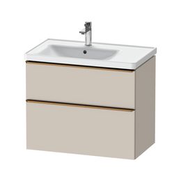 Duravit Waschtischunterschrank D-Neo 78,4x45,2cm, 1 Kast, B L, b geb/Taupe ma (DE4357004910000)