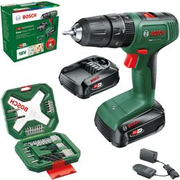 Bosch Home and Garden Akku-Schlagschrauber BOSCH HOME & GARDEN "EasyImpact 18V-40", schwarz, B:19,5cm H:21,6cm L:19,5cm, Schrauber, Akku-Schlagschrauber, inkl. 2 Akkus 18V/2Ah und Ladeger&auml;t