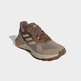 Trailrunningschuh adidas terrex "SOULSTRIDE RAIN.RDY TRAILRUNNING", Herren, Gr. 43, blanch cargo, wonder alumina, braun oxide, Synthetik, Textil, Schuhe Trailrunningschuh, wasserdicht