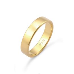 Partnerring Elli Premium "Ring Trauring Bandring 375 Gelbgold" Gr. 52, gold, Fingerringe, Damen, 52, Gelbgold 375, Partnerring