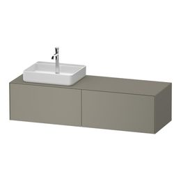 Duravit Waschtischunterschrank White Tulip 160x55cm, Be L, st-g sm, k Ei/m IB (WT4864L92920010)