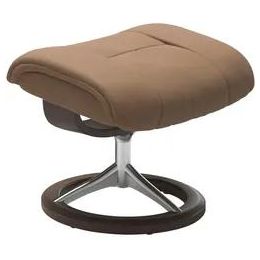 Fu&szlig;hocker stressless "Mayfair", braun (latte batick), B:55cm H:41cm T:39cm, Leder BATICK: BATICK ist ein leicht korrigiertes, durchgef&auml;rbtes und genarbtes M&ouml;belleder, bei dem die meisten Unebenheiten und Spuren in der Regel entfernt wurden.;Leder PALOMA: PALOMA ist ein durchgef&auml;rbtes Semianilin-M&ouml;belleder mit nat&uuml;rlicher Narbung.;ROHLEDER Stoff Q2 FARON: Ein fester zuverl&auml;ssiger Boucl&eacute; mit einem s