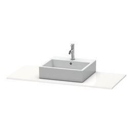 Duravit Konsole XSquare 120x55cm, Basalt matt, mit 1 Ausschnitt (XS060F04343)