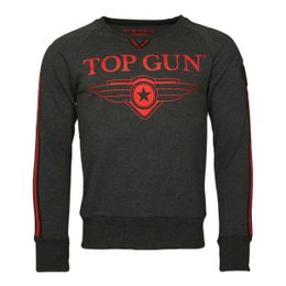 Sweatshirt Top Gun "Sweatshirt Streak TG20191013", Herren, Gr. L, grau (anthrazit), Obermaterial: 100% Baumwolle CO., Sweatshirts Sweatshirt