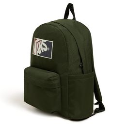 Rucksack Vans "OLD SKOOL GROM BACKPACK", dried kelp, Rucks&auml;cke, Jungen, Obermaterial: 100% Polyester, Rucksack, f&uuml;r Kinder, 18 Liter Volumen, Zwei-Taschen-Design, mit Steckfach