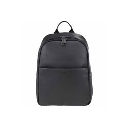 JOOP! Schultertasche JOOP "Rucksack", Herren, Gr. B/H/T: 30cm x 41cm x 18cm 0, schwarz, Obermaterial: 100% Rindsleder Leather cow. Futter: 100% Polyester PES., Taschen Schultertasche