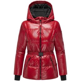Steppjacke Navahoo "Steppjacke Eisglanz 14", Damen, Gr. XS, rot (dunkelrot), Obermaterial: 100% Nylon NY. Obermaterial: Futter: 100% Polyester PES. 100% Polyester PES., Jacken Steppjacke