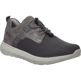 Sneaker Josef Seibel "Cameron 12, asphalt", Herren, Gr. 46, grau (asphalt), Obermaterial: 80% Rindsleder Leather cow. 20% Textilmaterial TEXMAT., Schuhe Sneaker