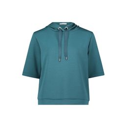 BETTY & CO Sweatshirt BETTY & CO "Sweatshirt mit Kapuze", Damen, Gr. 38, gr&uuml;n (deep teal), Obermaterial: 47% Modal CMD. 47% Polyester PES. 6% Elasthan EL., Sweatshirts Sweatshirt