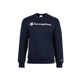 Sweatshirt Champion "Sweatshirt Crewnneck Sweatshirt Soft Compact Basic", Herren, Gr. XL, blau (dunkelblau), Obermaterial: 55% Baumwolle CO. 45% Polyester PES., Sweatshirts Sweatshirt
