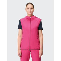Funktionsweste Joy Sportswear "LUZIA", Damen, Gr. 38, rosa (fuchsia rot), Obermaterial: 92% Polyester, 8% Elasthan, Westen Funktionsweste