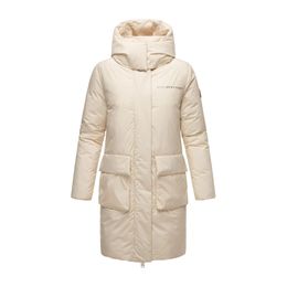 Winterjacke Marikoo "Marikoo Nanami Damen Winterjacke N023", Damen, Gr. M, grau (stone braun), Obermaterial: 100% Polyester PES., Jacken Winterjacke