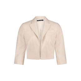 Kurzblazer Betty Barclay "Kurzblazer mit 3/4 Arm", Damen, Gr. 46, grau, Obermaterial: 86% Polyester PES. 14% Elasthan EL., Blazer Kurzblazer
