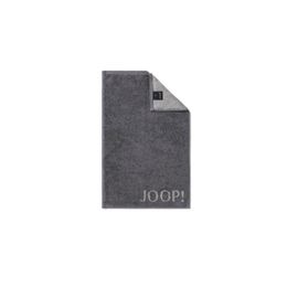JOOP! G&auml;stehandtuch JOOP "G&auml;stetuch Classic Frottier 1er Pack" Gr. S, grau (anthrazit), B:30cm, Obermaterial: 100% Baumwolle CO., Handt&uuml;cher, G&auml;stehandtuch