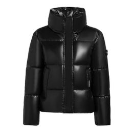 Winterjacke Khujo "Winterjacke Rinja2 Shiny", Damen, Gr. M, schwarz, Obermaterial: 100% Polyester PES. Obermaterial: Futter: 100% Nylon NY. 100% Polyester PES., Jacken Winterjacke