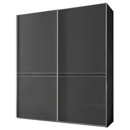 Schwebet&uuml;renschrank STAUD "Sonate Pesaro, Made in Germany", vulkanglas, B:200cm H:240cm T:68cm, Holzwerkstoff, Schr&auml;nke, Schwebet&uuml;renschrank, Mit vier verschiedenen Ausstattungsvarianten