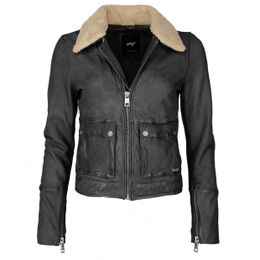 Lederjacke Maze "Lederjacke 42020103", Damen, Gr. M, schwarz, Obermaterial: 100% Lammleder LEL. Futter: 100% Baumwolle CO., Jacken Lederjacke