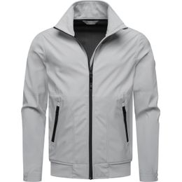 Outdoorjacke Ragwear "Outdoorjacke Collwie", Herren, Gr. 3XL, grau (light grau), Obermaterial: 100% Polyester PES. Obermaterial: Futter: 100% Polyester PES., Jacken Outdoorjacke