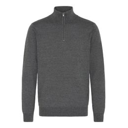 Troyer Blend "Troyer BHCASSRI", Herren, Gr. S, grau (charcoal mix), Obermaterial: 100% Polyester PES., Pullover Troyer
