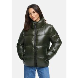 Winterjacke Marikoo "Marikoo Hazalee Damen Winter Herbst Stepp Jacke N071", Damen, Gr. XXL, gr&uuml;n (schwarz olive), Obermaterial: 100% Polyester PES., Jacken Winterjacke