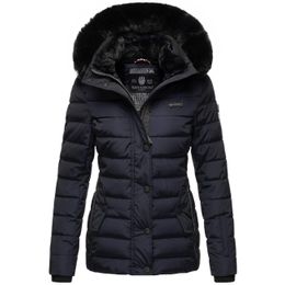 Steppjacke Navahoo "Winterjacke Milianaa", Damen, Gr. S, blau (navy), Obermaterial: 100% Polyester PES. Obermaterial: Futter: 100% Polyester PES. 100% Polyester PES., Jacken Steppjacke