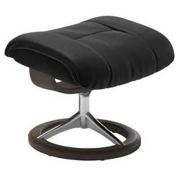 Fu&szlig;hocker stressless "Mayfair", schwarz (schwarz paloma), B:55cm H:41cm T:39cm, Leder BATICK: BATICK ist ein leicht korrigiertes, durchgef&auml;rbtes und genarbtes M&ouml;belleder, bei dem die meisten Unebenheiten und Spuren in der Regel entfernt wurden.;Leder PALOMA: PALOMA ist ein durchgef&auml;rbtes Semianilin-M&ouml;belleder mit nat&uuml;rlicher Narbung.;ROHLEDER Stoff Q2 FARON: Ein fester zuverl&auml;ssiger Boucl&eacute; mit ein