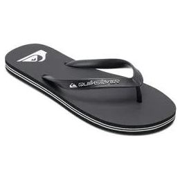 Sandale Quiksilver "Molokai Core", Herren, Gr. 7(40), schwarz (schwarz 1), Obermaterial:Obermaterial: Synthetikmaterial / Au&szlig;ensohle: Moosgummi;, Schuhe Sandale