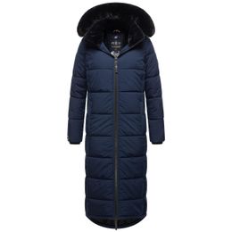 Winterjacke Navahoo "Navahoo Knuddelfee Damen Parka B990", Damen, Gr. XL, blau (navy), Obermaterial: 100% Polyester PES., Jacken Winterjacke