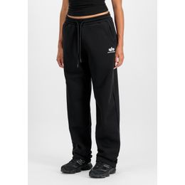 Jogginghose Alpha Industries "Basic Jogger SL W", Damen, Gr. S, Normalgr&ouml;&szlig;en, schwarz, Obermaterial: 80% Baumwolle, 20% Polyester, Hosen Jogginghose