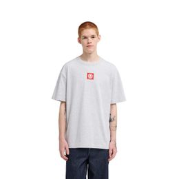 T-Shirt Element "Square Logo", Herren, Gr. M, mid grau heather, Obermaterial: 100% Walkfrottier;, Shirts T-Shirt