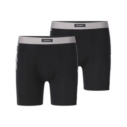 Retro Pants Babista "2er Pack Retropants RIOMESSI", Herren, Gr. M-L, schwarz, Obermaterial: 95% Baumwolle CO. 5% Elasthan EL., Unterhosen Retro Pants