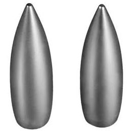 Gardinenstangen-Endst&uuml;ck Liedeco "Bullet", silber (chromfarben, matt), H:2,2cm L:8cm &Oslash;:1,6cm, Gardinenstangenendst&uuml;cke, Gardinenstangen-Endst&uuml;ck, f&uuml;r Gardinenstangen &Oslash; 16 mm