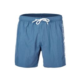 Badeshorts Emporio Armani "Badeshorts Embroidery Logo 1er Pack", Herren, Gr. XL, N-Gr, blau, Obermaterial: 100% Polyamid PA. Futter: 100% Polyester PES., Badehosen Badeshorts
