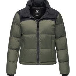 Steppjacke Ragwear "Steppjacke Serah", Damen, Gr. XXL, gr&uuml;n (schwarz olive), Obermaterial: 100% Nylon NY. Obermaterial: Futter: 100% Polyester PES. 100% Polyester PES., Jacken Steppjacke