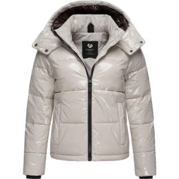 Steppjacke Ragwear "Winterjacke Roobie", Damen, Gr. XXL, grau (zinc), Obermaterial: 100% Nylon NY. Obermaterial: Futter: 100% Polyester PES. 100% Polyester PES., Jacken Steppjacke