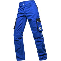 Arbeitsbundhose SHIELD Protect "Protect Bicolor Arbeitshose", Damen, Gr. 52, EURO, blau (kornblau, schwarz), Obermaterial: 65% Polyester PES. 35% Baumwolle CO., Hosen Arbeitsbundhose