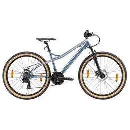 Mountainbike Bikestar Gr. 41, wei&szlig;, Fahrr&auml;der, 41cm, 26 Zoll (66,04cm), f&uuml;r Damen und Herren, Kettenschaltung