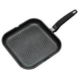 Grillpfanne GSW "Titanium Granit", schwarz, B:28cm H:4,7cm L:28cm &Oslash;:28cm, Pfannen, 28x28 cm, Induktion