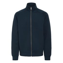 Sweatjacke Casual Friday "Sweatjacke CFSIGURD 0096 zipthrough sweatshirt", Herren, Gr. XXL, blau (schwarz navy), Obermaterial: 80% Viskose CV. 13% Polyester PES. 7% Elasthan EL., Sweatjacken Sweatjacke
