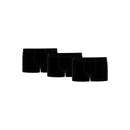 Boxershorts Seidensticker "Boxershort 3er Pack", Herren, Gr. XXL, bunt (schwarz), Obermaterial: 95% Baumwolle CO. 5% Elasthan EL., Unterhosen Boxershorts