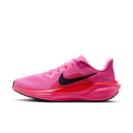 Laufschuh Nike "Pegasus 41", Damen, Gr. 40, playful pink, off noir, hyper pink, Synthetik, Textil, Schuhe Laufschuh