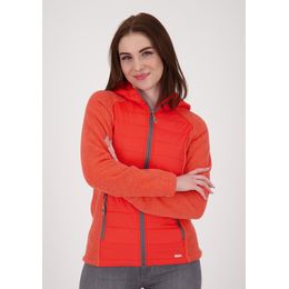 Steppjacke LPO "ELMCOURT X WOMEN", Damen, Gr. 36 (S), rot, 100% Polyester, figurbetont, gerader Abschluss mit innenliegendem Gummizug, Jacken Steppjacke, auch in Gro&szlig;en Gr&ouml;&szlig;en erh&auml;ltlich