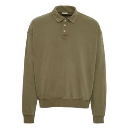 !Solid Longpullover SOLID "Sweatshirt SDGaspard", Herren, Gr. XXL, gr&uuml;n (dusty olive), Obermaterial: 80% Baumwolle CO. 20% Polyester PES., Sweatshirts Longpullover